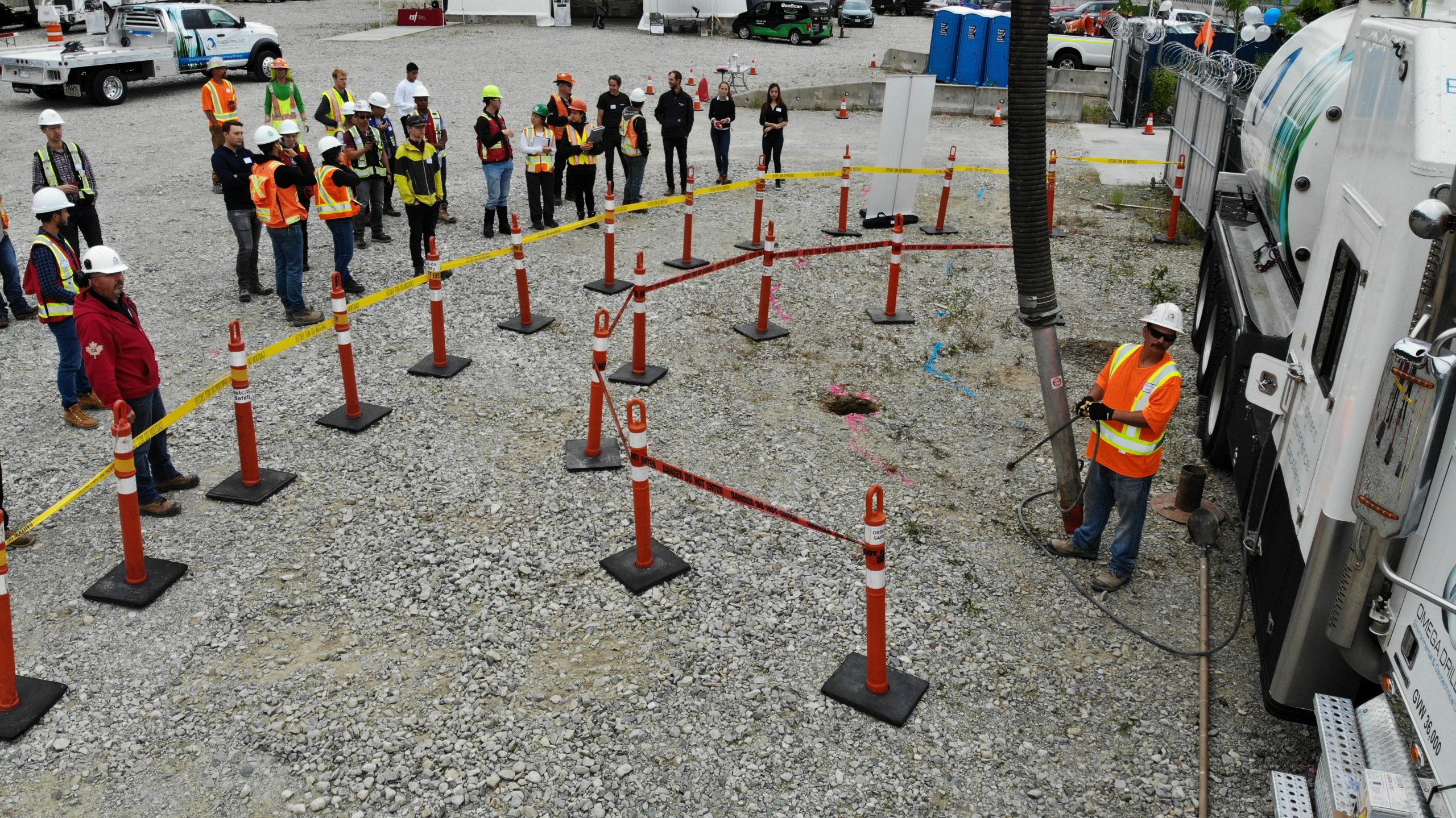 created by dji camera - Omega Environmental Drilling Ltd.