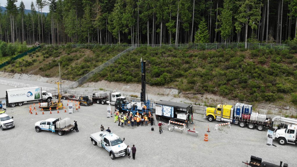 Omega Hosts Their First Ever Drilling Demo! - Omega Environmental ...